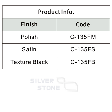 C-135FX-Silver Stone Hardware