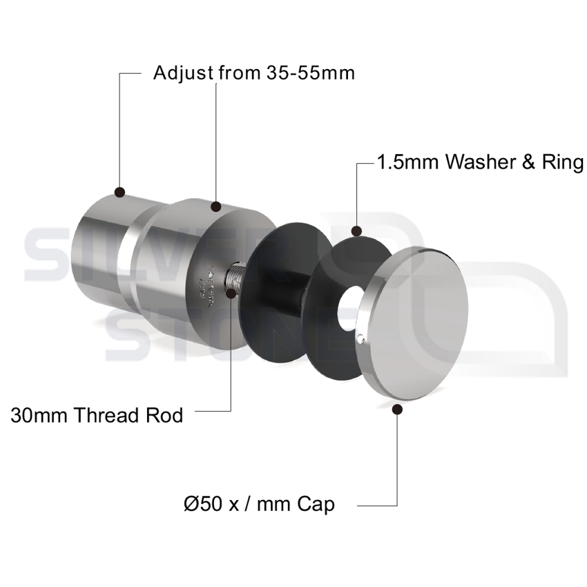 Standoffs -Silver Stone Hardware